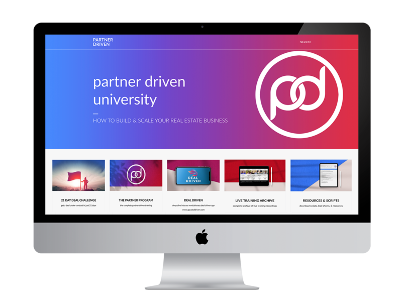 Partner Driven Real Estate Investing