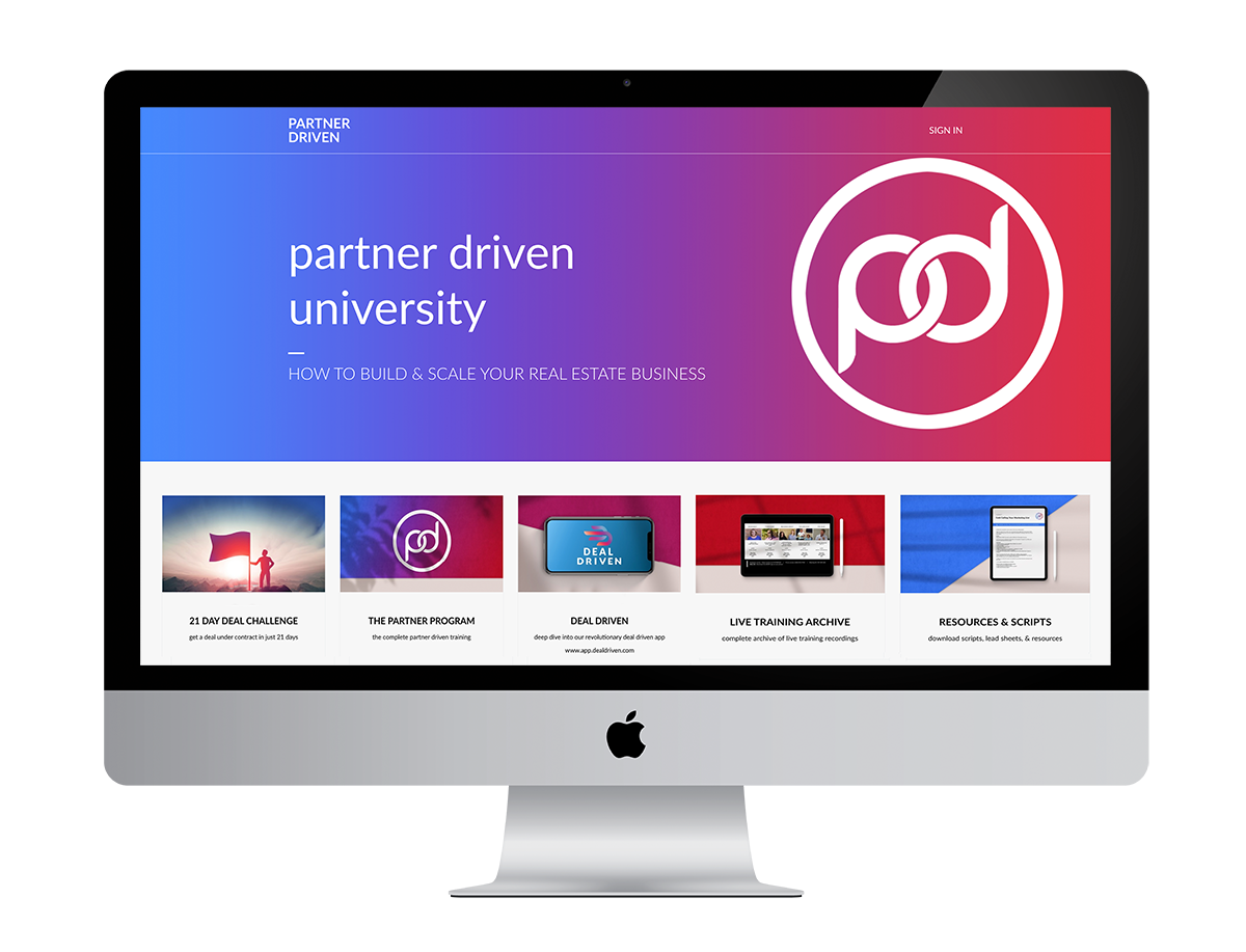 Partner Driven Real Estate Investing